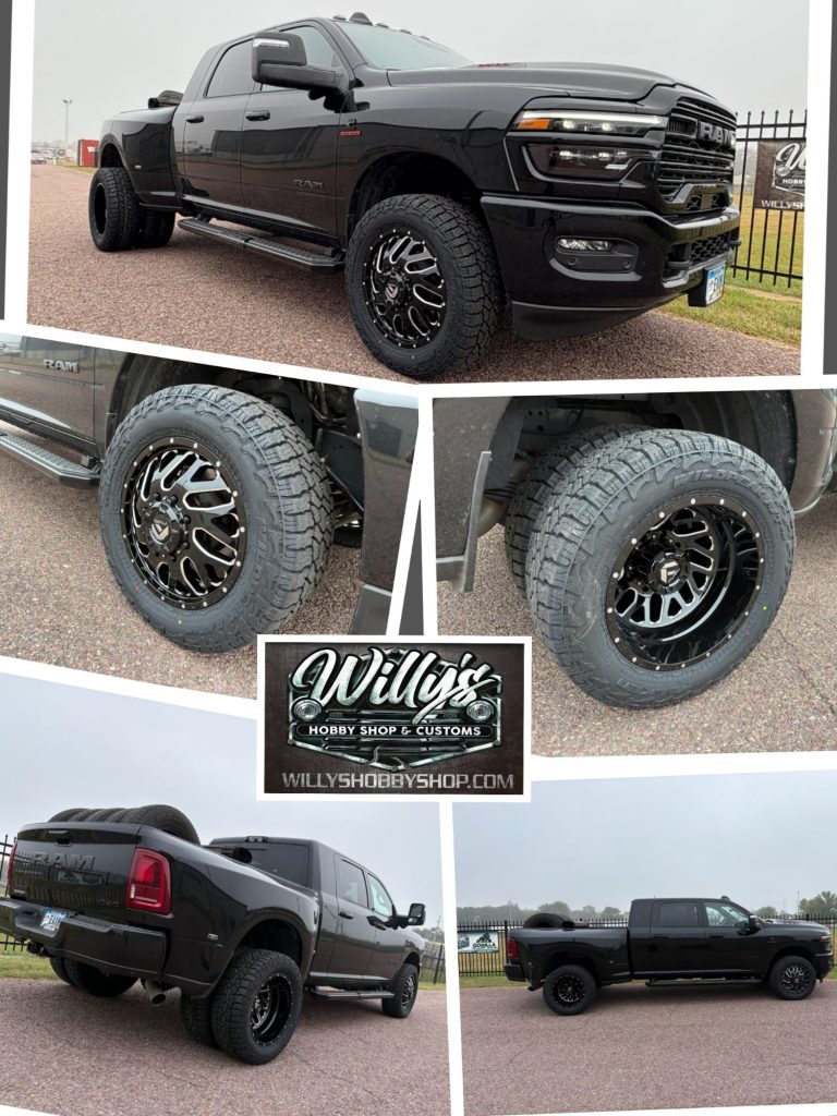 BAD A$$ NEW DUALLY WHEEL & TIRE INSTALL!! - Willys Hobby Shop